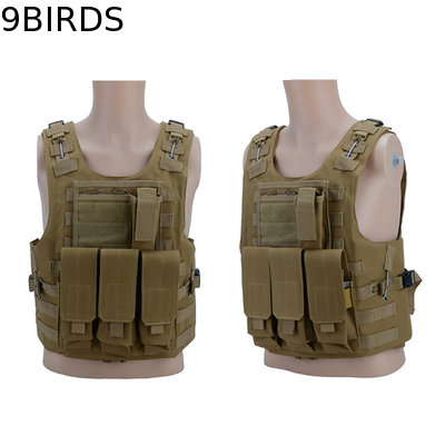 Outdoor Ultra-Light Breathable Combat Training Vest Army Vest with pouch