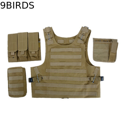 Outdoor Ultra-Light Breathable Combat Training Vest Army Vest with pouch