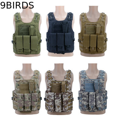 Outdoor Ultra-Light Breathable Combat Training Vest Army Vest with pouch