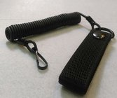Tactical Adjustable Black Tactical pistol lanyard sling for Outdoor hunting